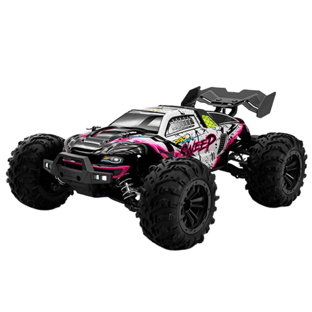 Fjernstyret Pro RC bil - 70KM/T - Super køreegenskaber og trækkraft!