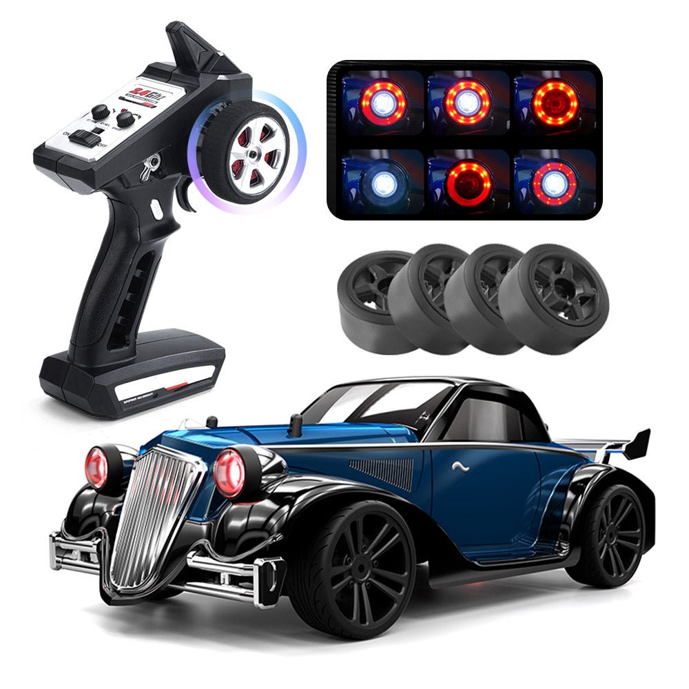 High end Retro 4WD RC Bil – 35KM/H Vandafvisende med 2.4GHz ...