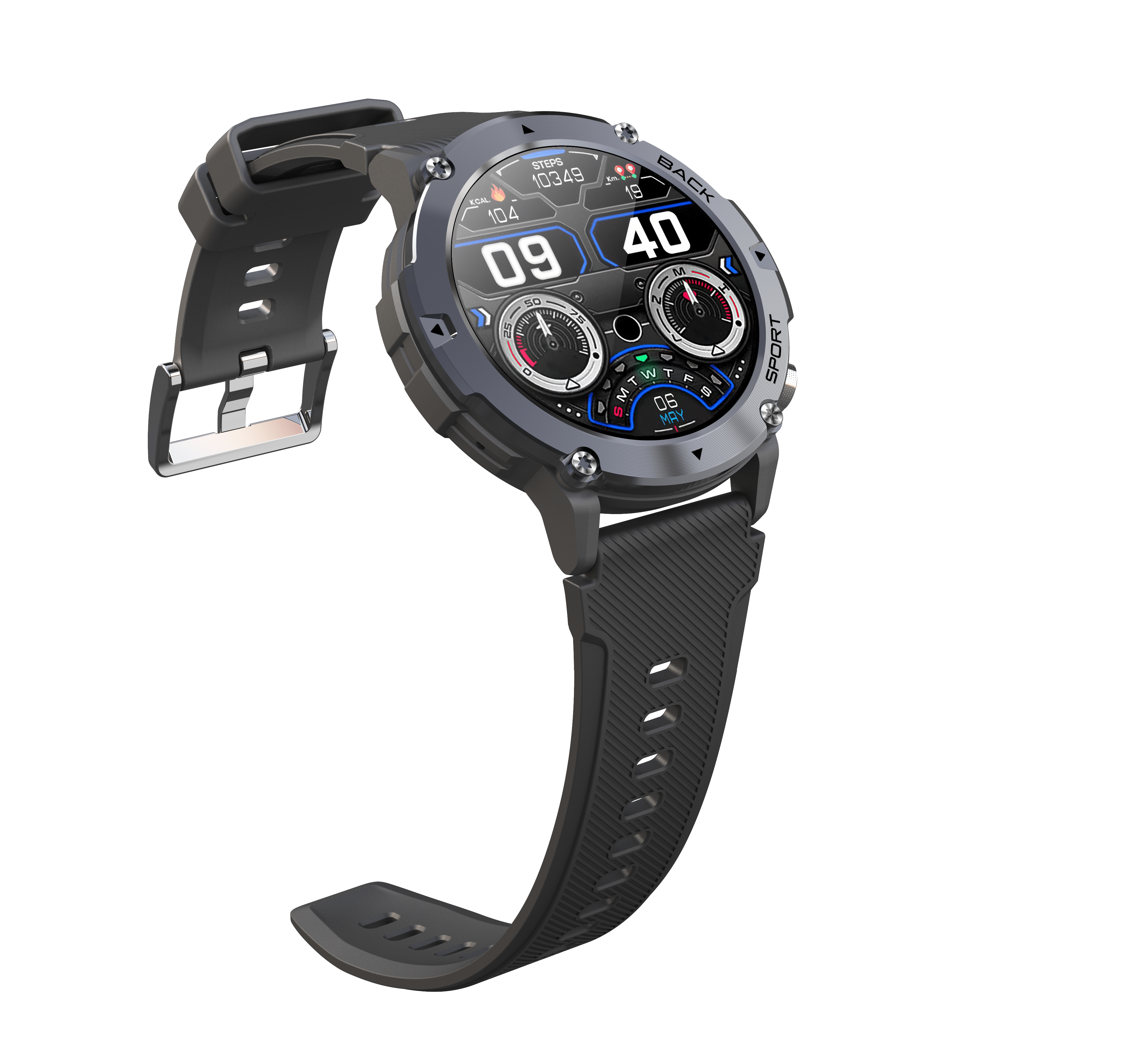 VivoExplore Pro Smartwatch - Vandtæt Smartwatch med, Blodiltnings måler ...